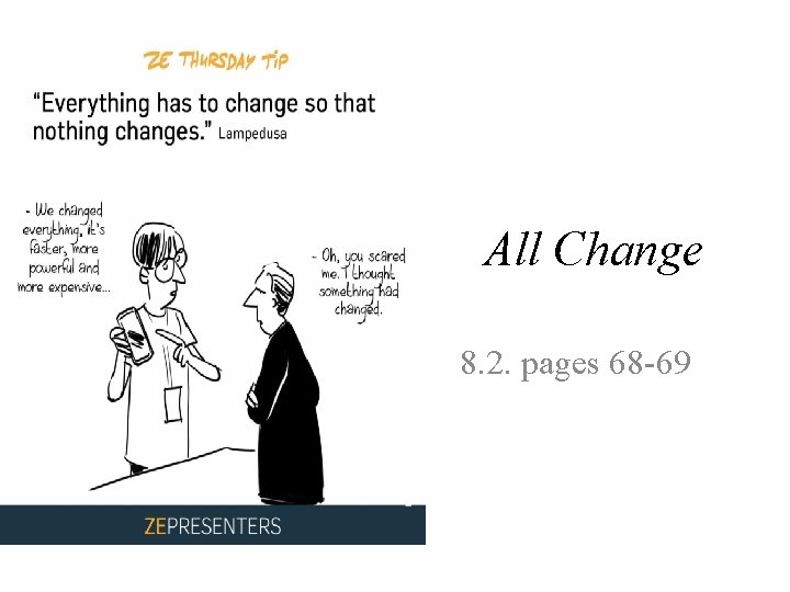 All Change 8 2 pages 68 69 page