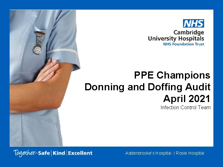 PPE Champions Donning and Doffing Audit April 2021