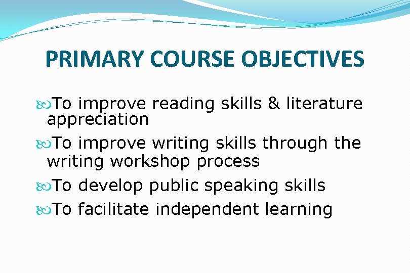 Welcome to Language Arts 7 Mrs Bailey B