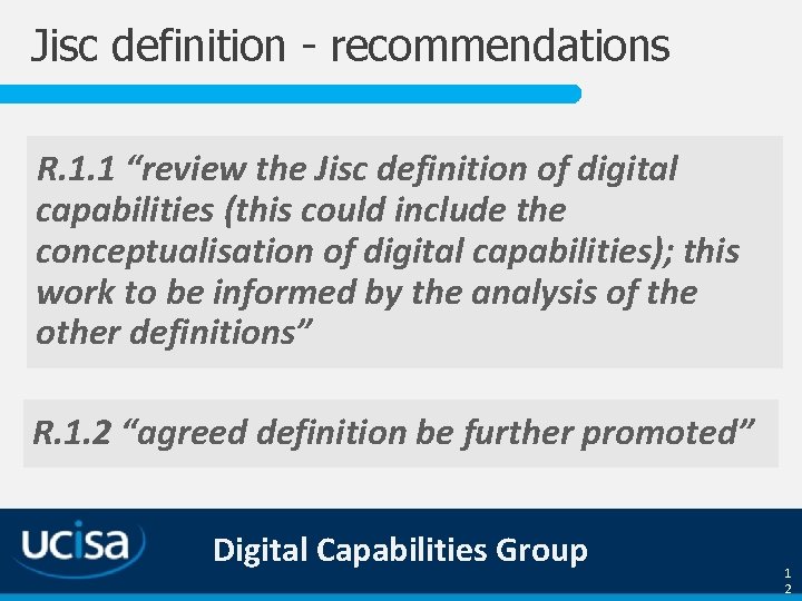 UCISA Digital Capabilities Survey 2017 A snapshot of