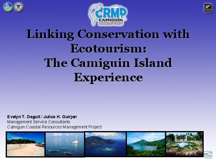 Linking Conservation with Ecotourism The Camiguin Island Experience