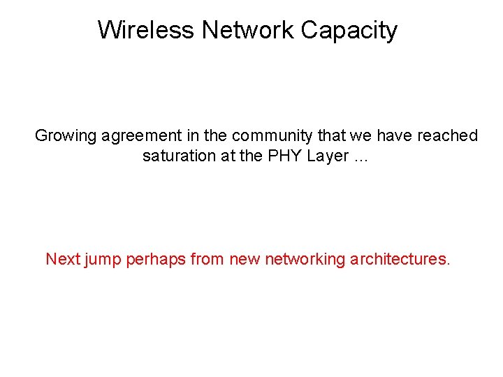 Infrastructure Mobility A WhatIf Analysis Mahanth Gowda Nirupam