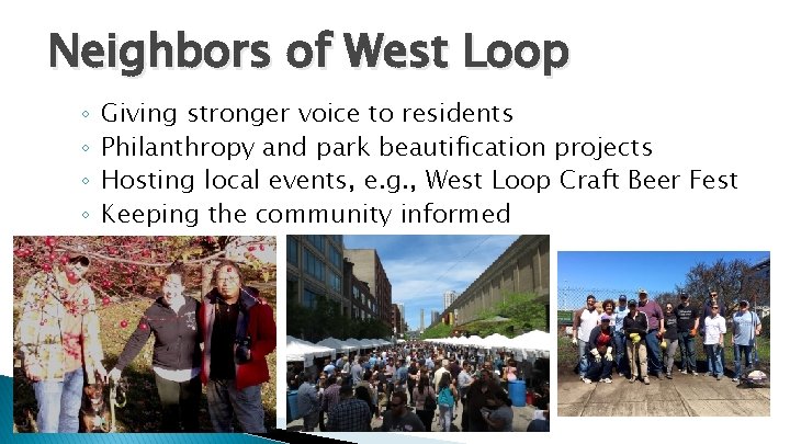NOWL Neighborhood Plan Loop Corridor Focus Group August