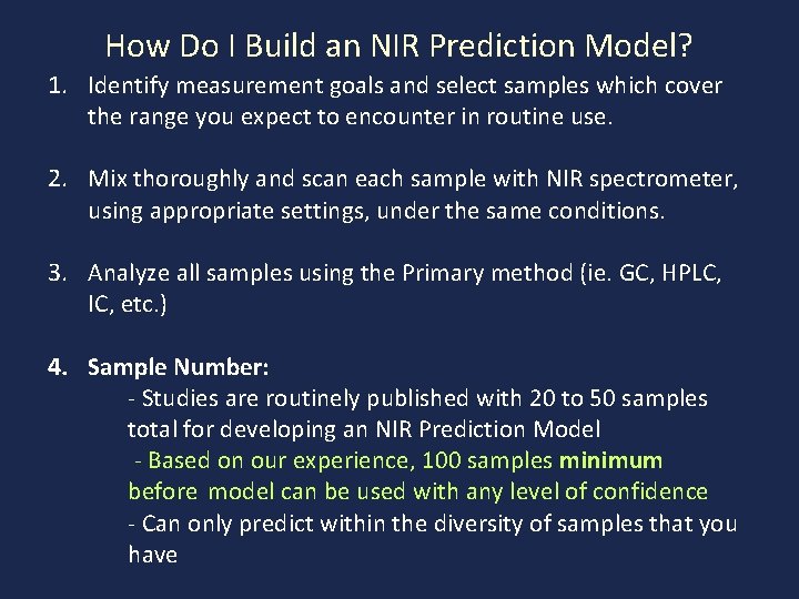 Application of Nearinfrared Spectroscopy NIRS for the Detection