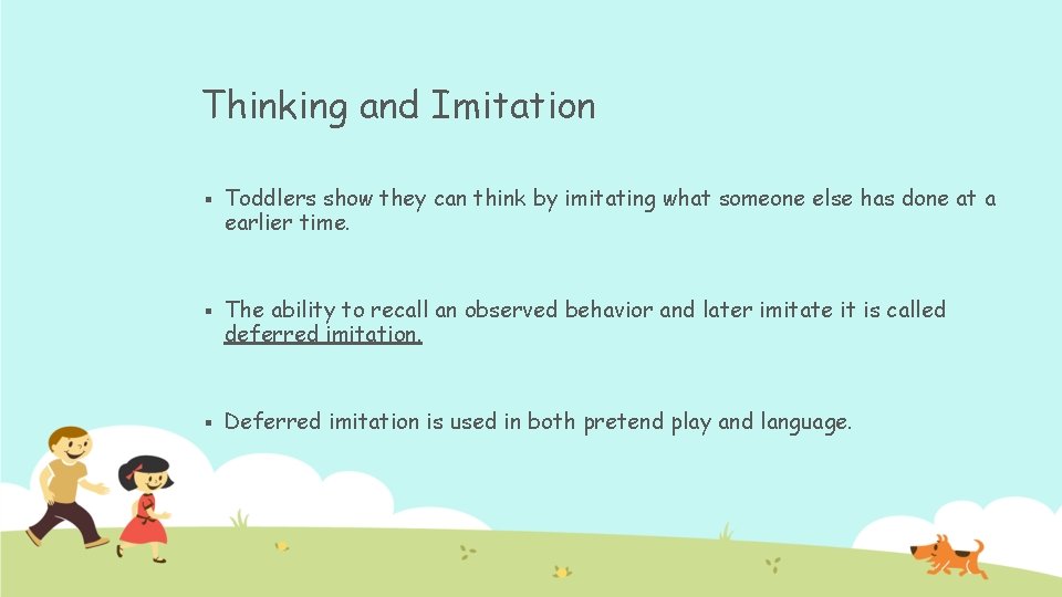 Intellectual Development of the Toddler Chapter 12 Before