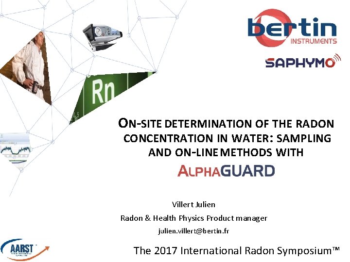 ONSITE DETERMINATION OF THE RADON CONCENTRATION IN WATER
