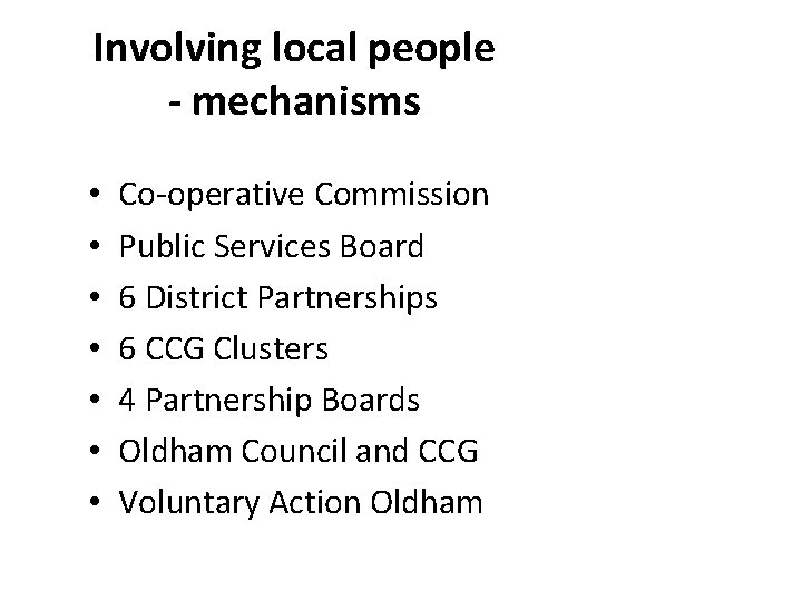 Local Councils Public Involvement and PH Priorities Liam