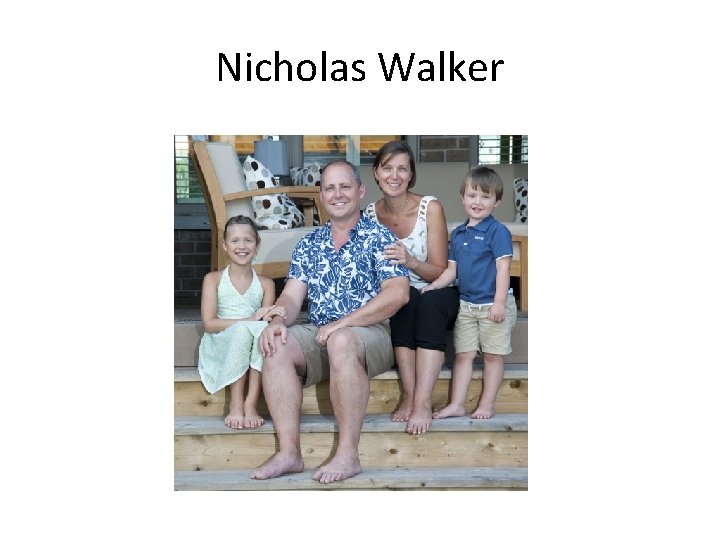About Me Nicholas Walker Nicholas Walker on Facebook