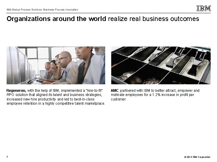 Smarter Workforce Services Business Process Innovation 2014 IBM