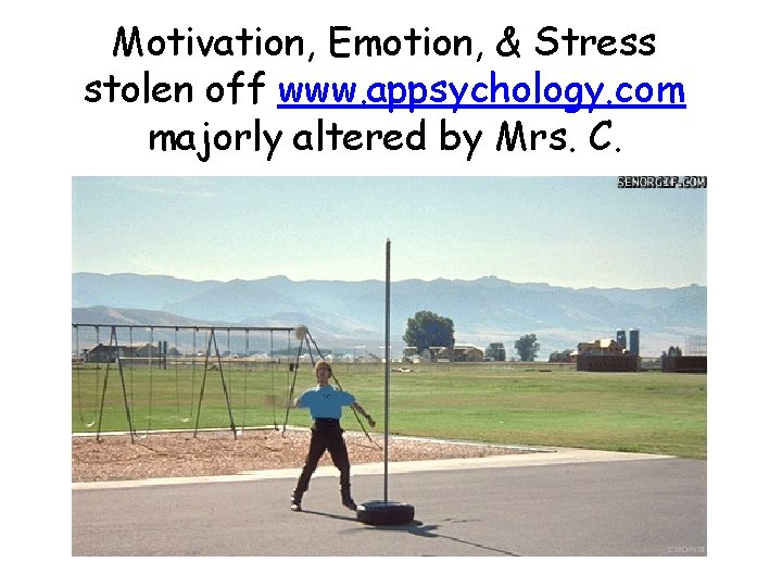 Motivation Emotion Stress stolen off www appsychology com
