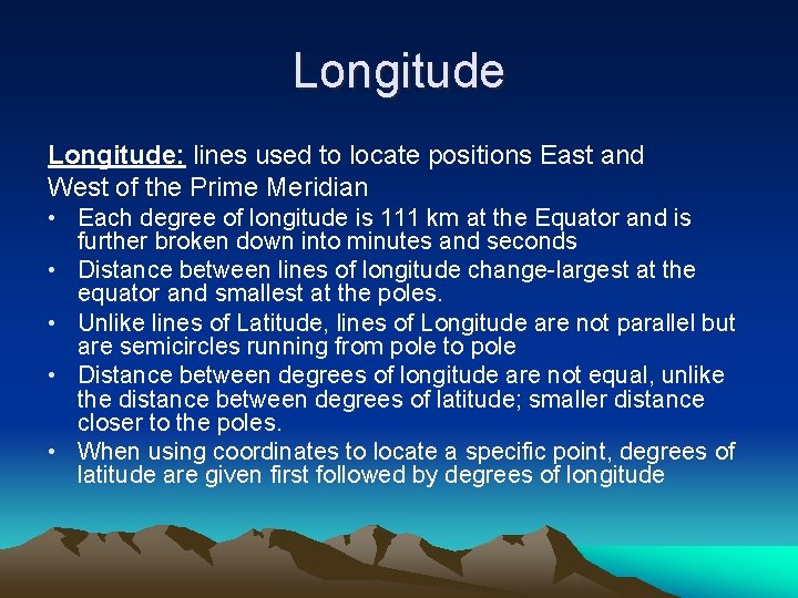 Mapping Our World Latitude and Longitude Cartography Science