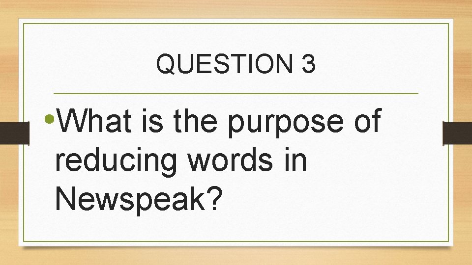 1984 READ ALONG QUESTIONS QUESTION 1 Where does