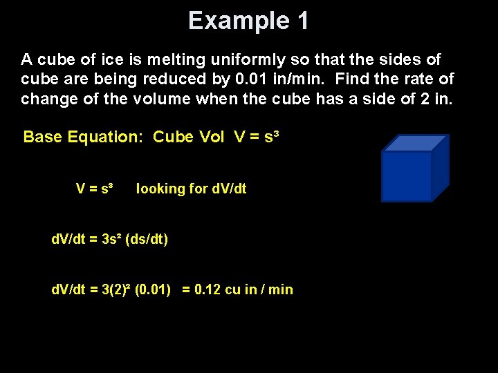 Lesson 3 10 b Related Rates Objectives Use
