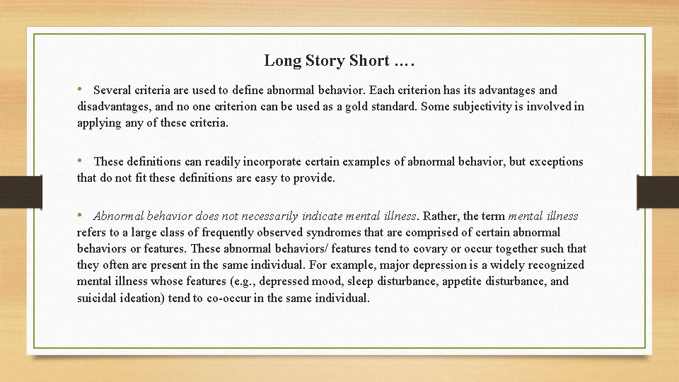Diagnosis Classification of Psychological Problems Summer of 2021