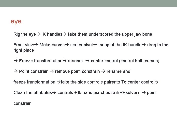 FACIAL RIGGING By MZ mengz 1andrew cmu edu