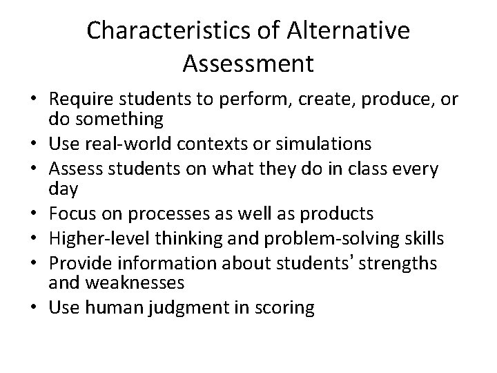 Basic concepts in Assessment and Evaluation Test Measurements