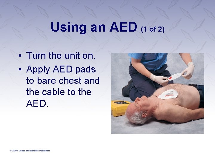 Chapter 6 AED Public Access Defibrillation Sudden cardiac