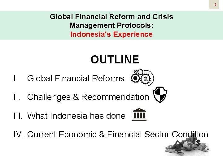 Global Financial Reform and Crisis Management Protocols Indonesias