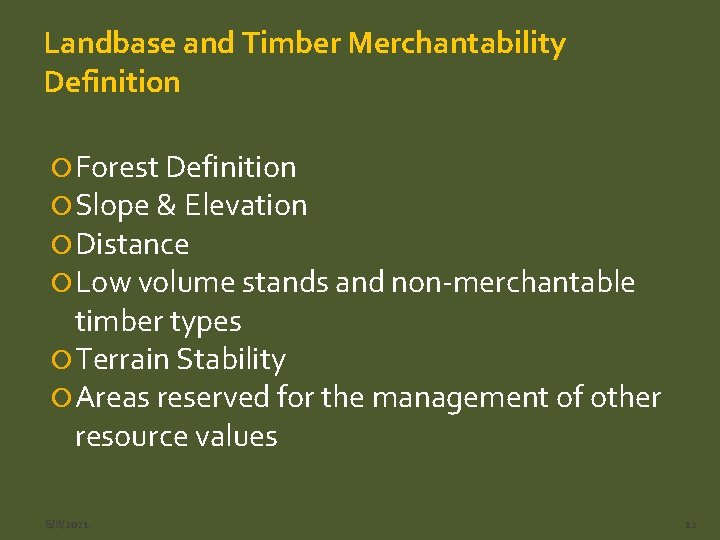Prince George Timber Supply Area Timber Supply Review