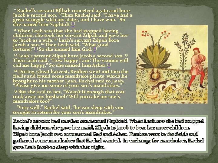 The Story of Jacob and his Wives Leah