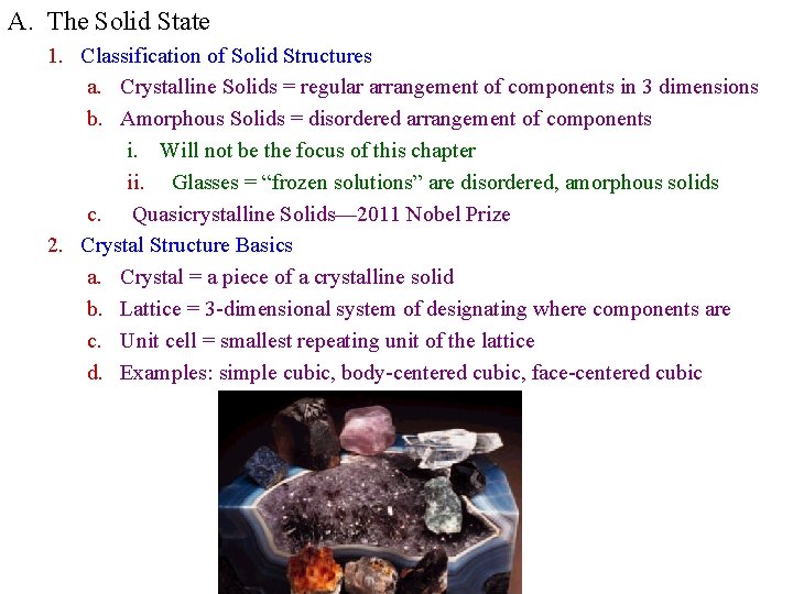 A The Solid State 1 Classification of Solid