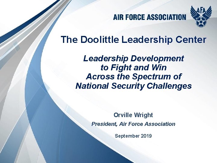 The Doolittle Leadership Center Leadership Development to Fight