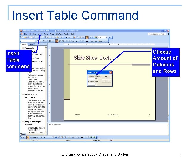 Exploring Microsoft Power Point 2003 Chapter 2 Gaining