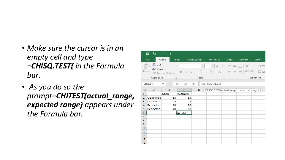 Chapter 9 Excel Statistical decision making with bivariate