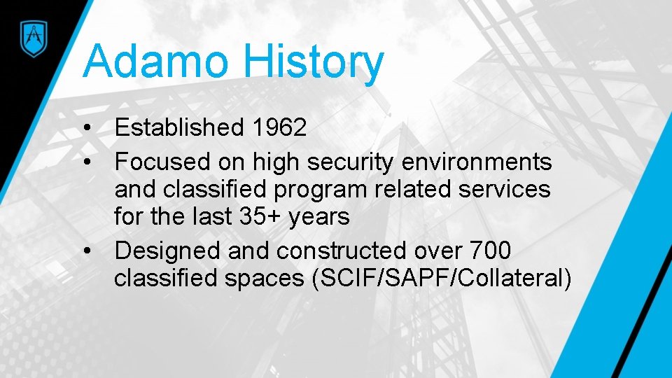 SCIFSAPF Development Process JOSH GODKNECHT President Adamo Adamo