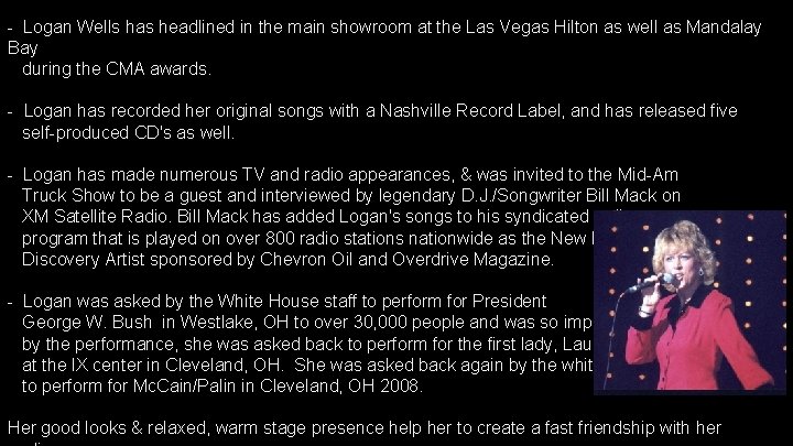 Click to forward Introducing Logan Wells A Tribute