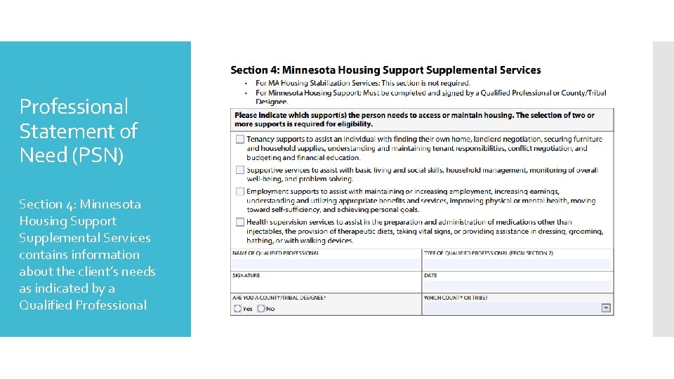 Writing a case note based on the Professional