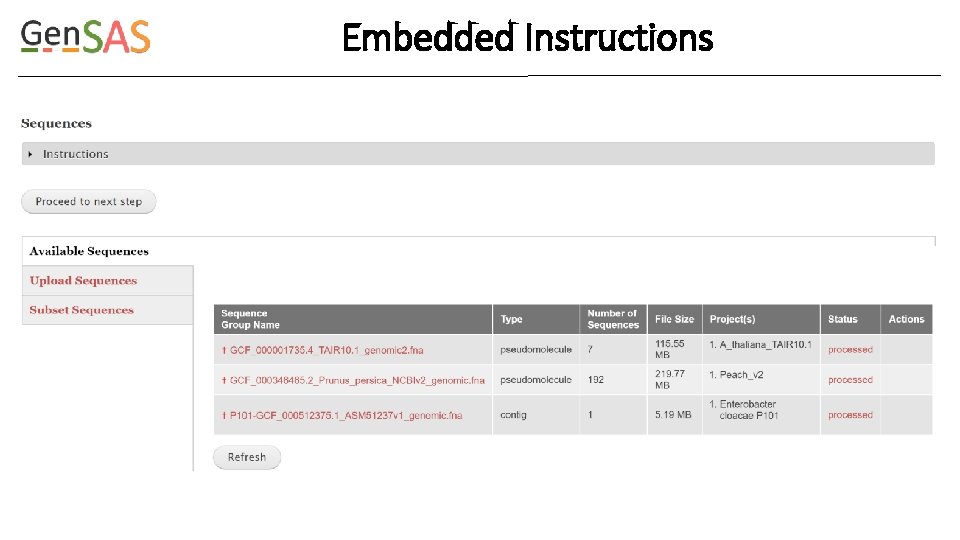 Using the Online Gen SAS Platform for Community