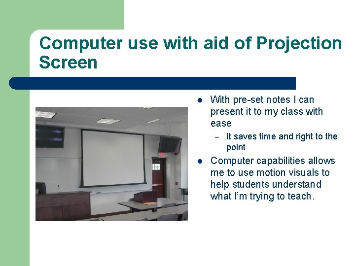 Technology in Classroom Benefits of Classroom Technology l