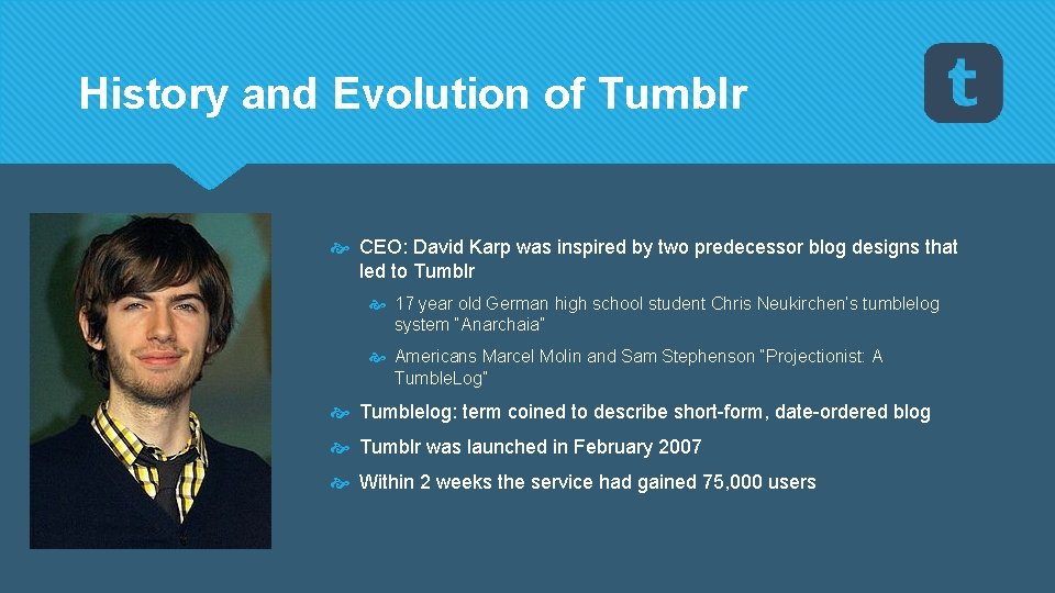 Social Media Platform Analysis Tumblr Anton Levitin History