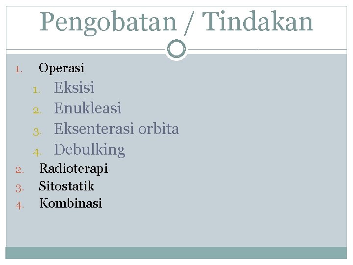 TUMOR DR ARDIZAL RAHMAN SPM Tumor Palpebra dan