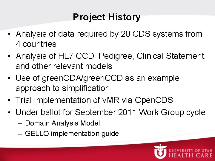 Virtual Medical Record v MR A Simplified RIMBased