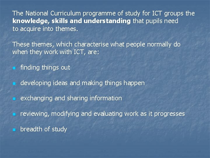 ICTAC Presentation Information Communication Technology Across the ...
