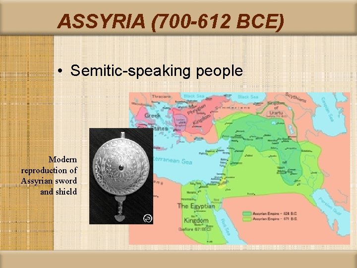 THE ASSYRIAN 700 BC AND PERSIAN 539 BC