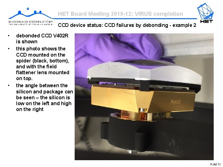 HET Board Meeting 2018 12 VIRUS completion Presentation