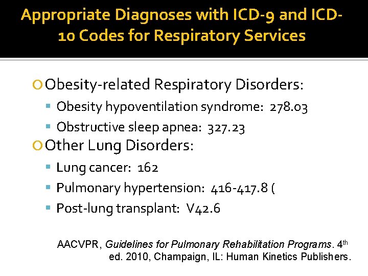 Exercise Prescription for the Pulmonary Patient Chuck Kitchen