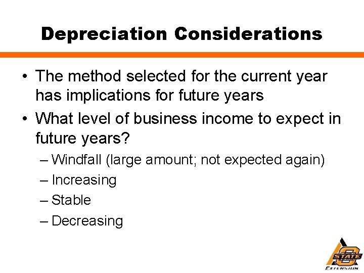 Beginning of Year Income Tax Management Agricultural Economics