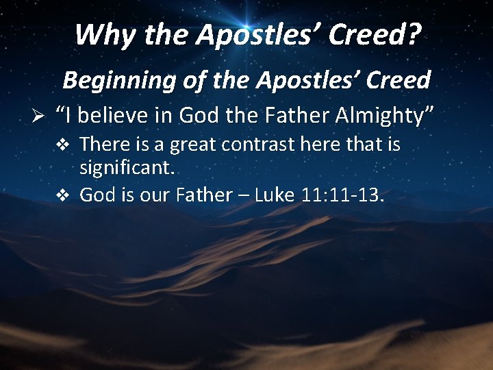 Why the Apostles Creed History of the Apostles