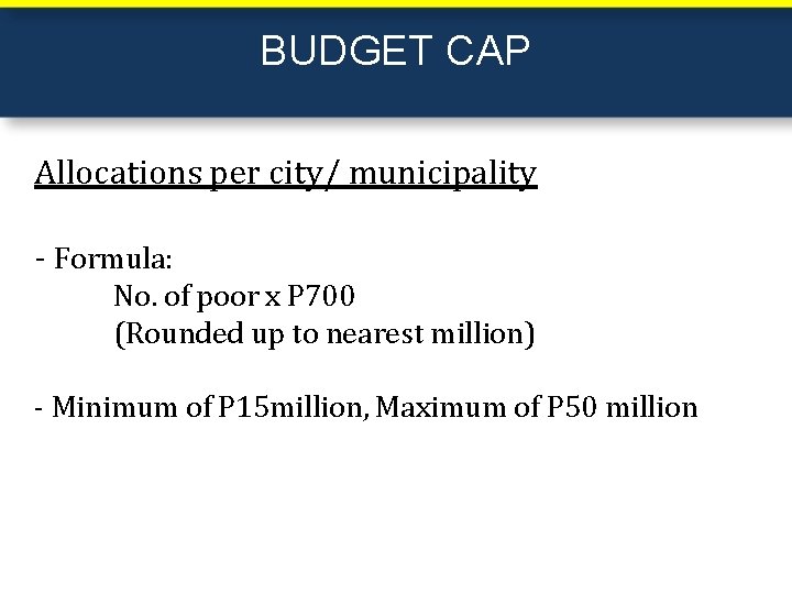 BOTTOMUP BUDGETING Planning Guidelines for FY 2015 OBJECTIVES