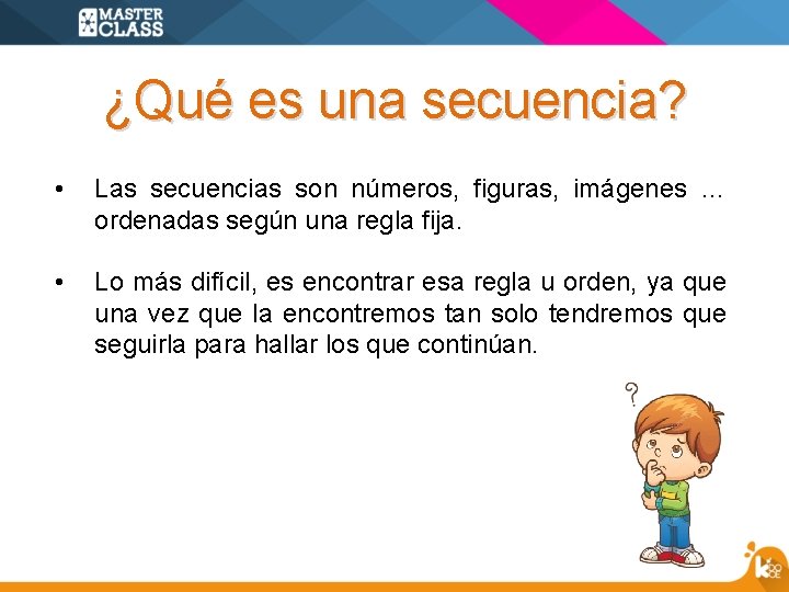 Regla de sucesiones dada Quinto Bsico Qu es