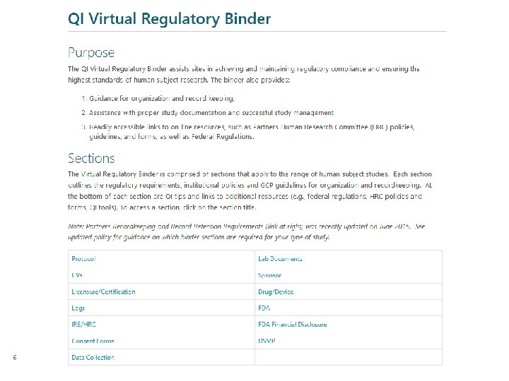 REDCap Regulatory Binder Lynn Simpson MPH Research Analytics