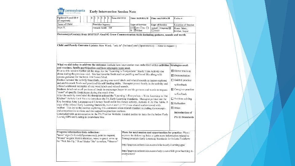 Linking Standards IFSPs and Service Delivery A Challenge