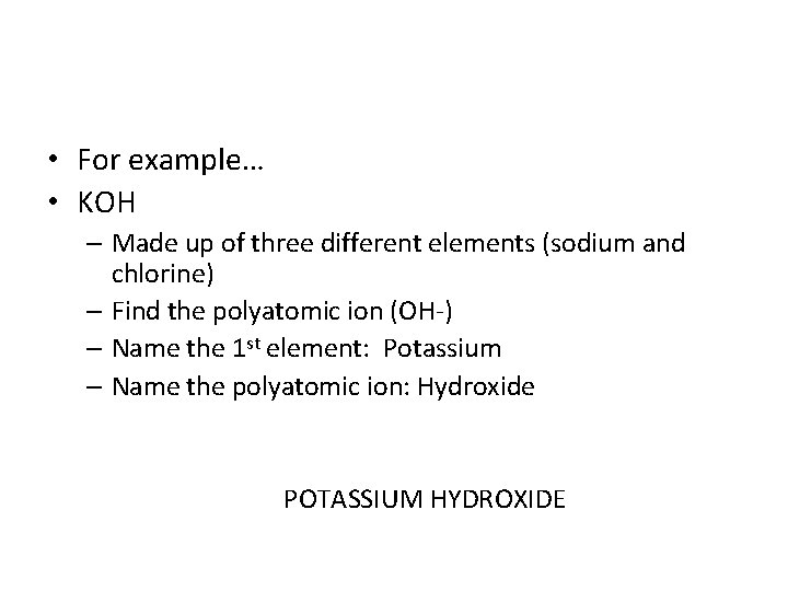 Naming the invisible Nomenclature and notation 1 Nomenclature