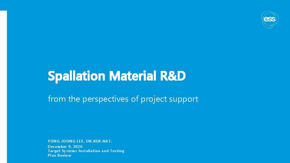 Spallation Material RD from the perspectives of project