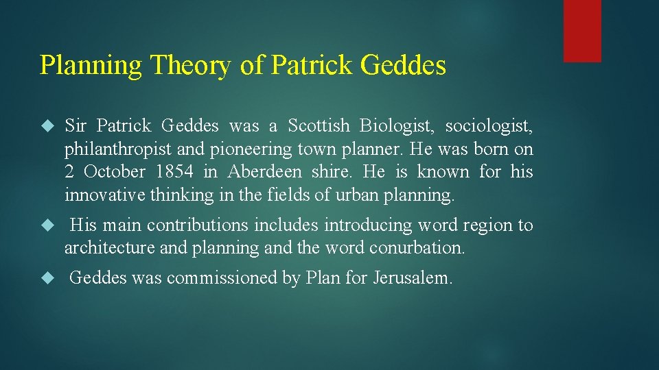 Lecture no 10 Planning Theory of SoriayMata Arturo
