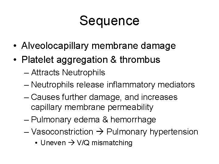 Pulmonary Disorders ARDS Postoperative Respiratory Failure Obstructive ...
